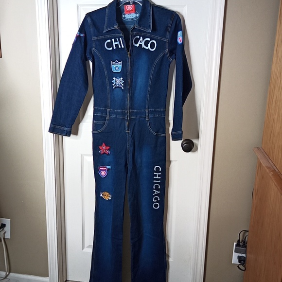 Pants & Jumpsuits | Y2k Throwbackbaby Noiz Denim Stretch Jean Jumpsuit ...
